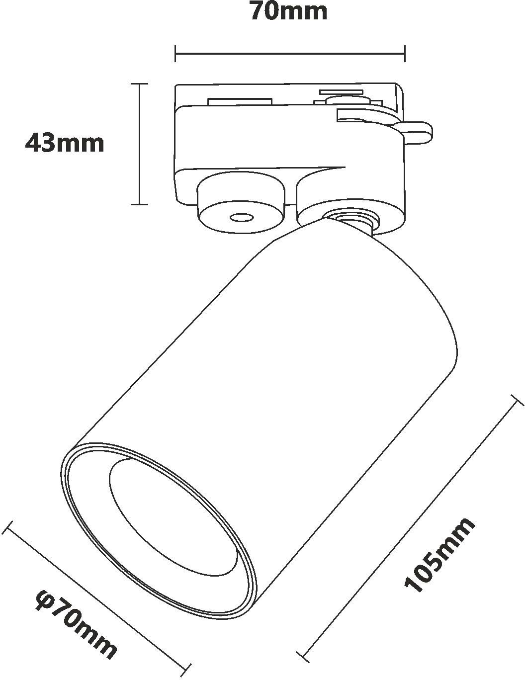 Zuma Line Reflektor Szynowy Tore Track Czarny/Black Tls003Bk - Opinie i ...