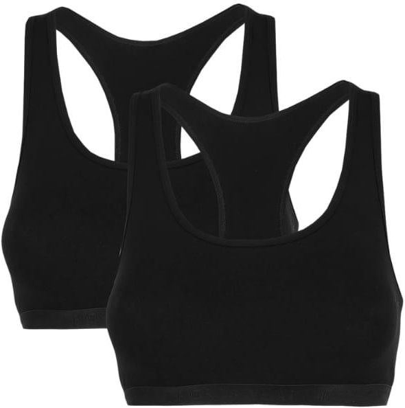 Biustonosz bawełniany stanik 4F 2 pack damski UBRAF034-20S (M) - Ceny i ...