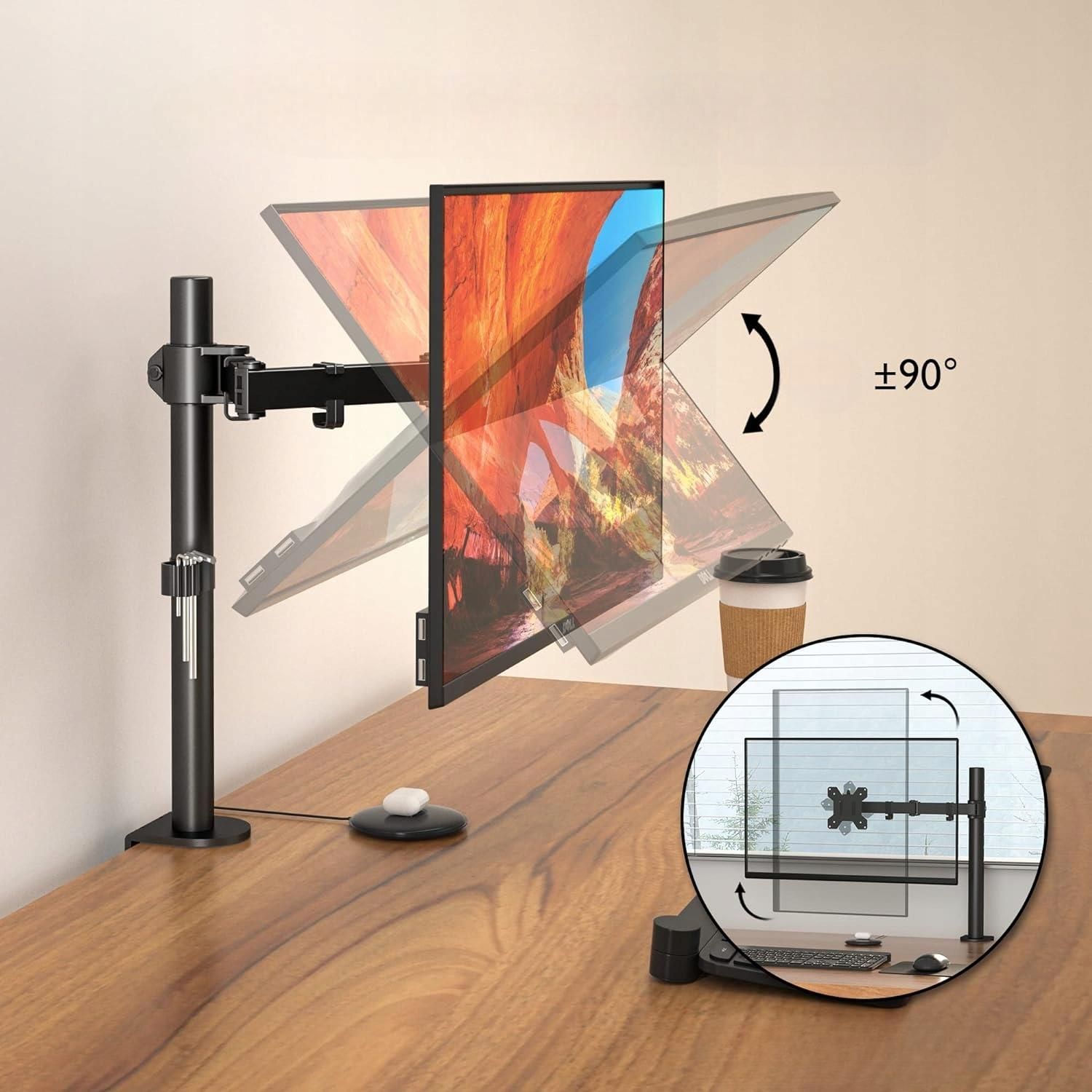 Bontec Regulowany Uchwyt Do Monitora 13-32 Cale Czarny (B01MZ70QJB1 ...