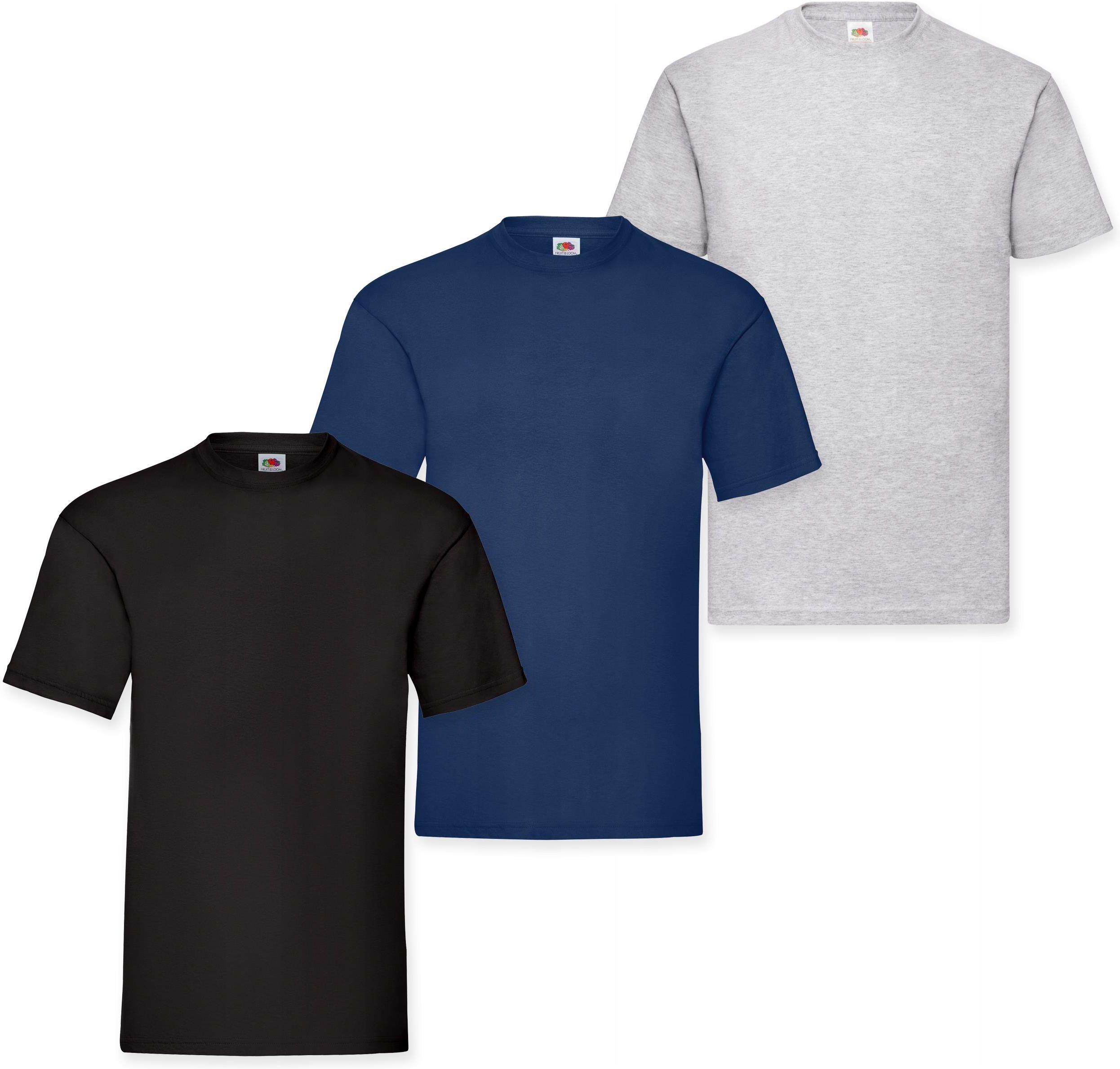 3x Bawełniana Koszulka T-shirt Fruit Of The Loom Original Bnh 4XL - Ceny i opinie - Ceneo.pl