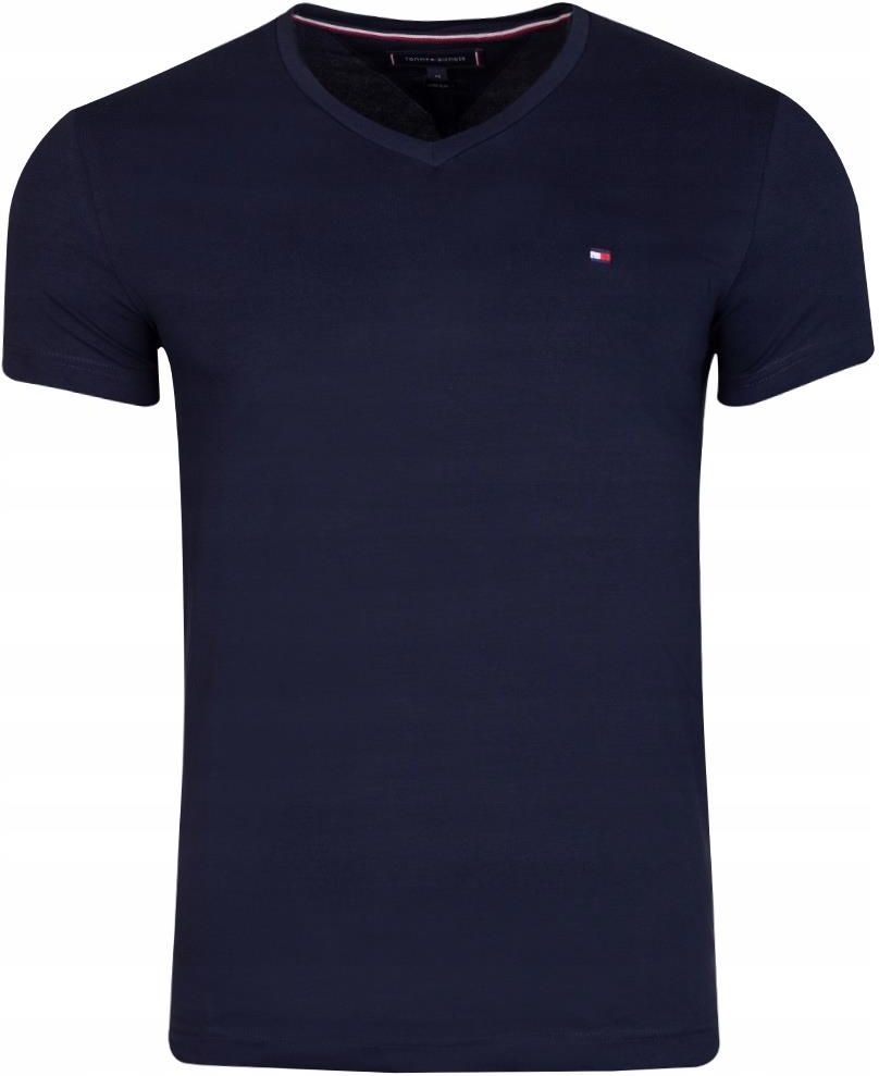 Tommy Hilfiger Koszulka Tshirt M Męski Granat Oryginał MW0MW27540 ...