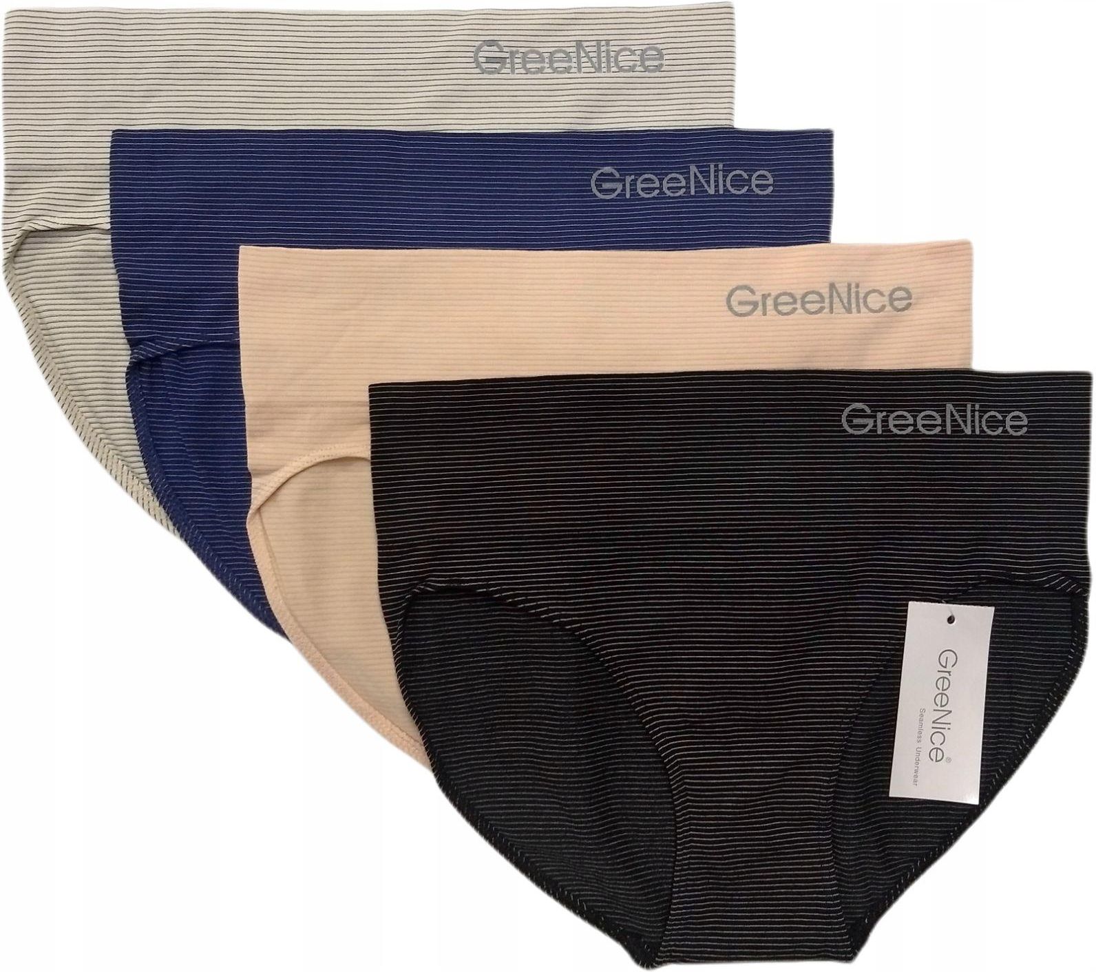 4x figi Bezszwowe Greenice majtki damskie MIX Kolor Rozmiar: S/m - Ceny i opinie - Ceneo.pl