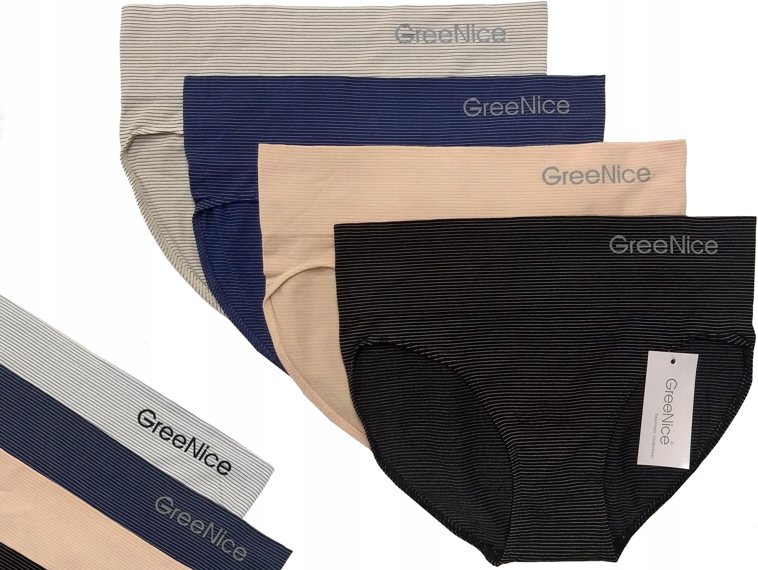 4x figi Bezszwowe Greenice majtki damskie MIX Kolor Rozmiar: S/m - Ceny i opinie - Ceneo.pl