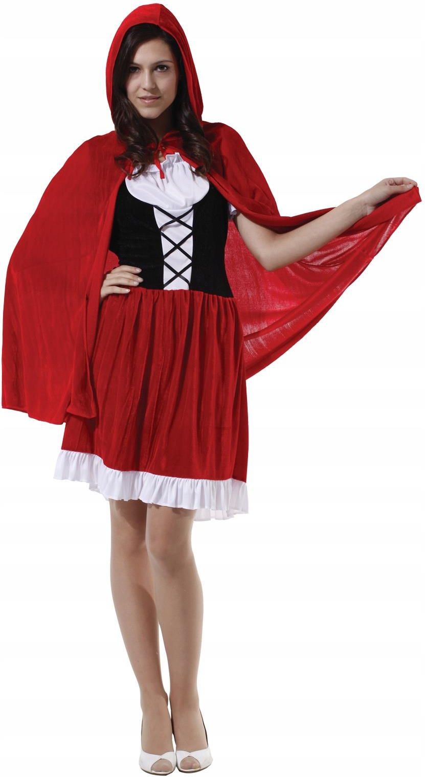 Strój Czerwony Kapturek Czerwonego Kapturka Rozm M L A4P230008 - Ceny i ...