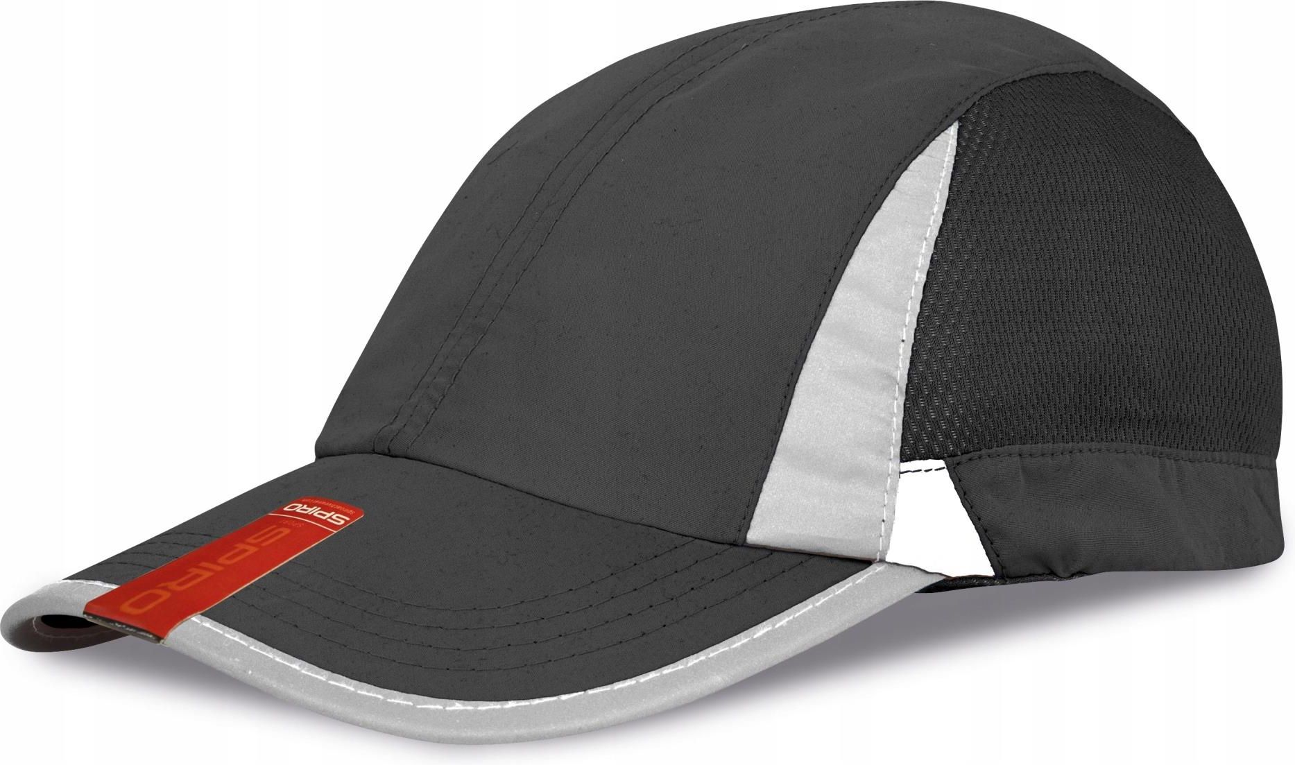 Czapka z daszkiem Spiro Sport Cap wentylowana Czarny/Biały r. L - Ceny ...