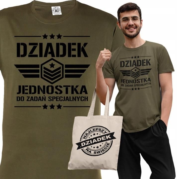 Koszulka Na Dzień Dziadka Jednostka Do Zadań Specjalnych Torba - Ceny i opinie - Ceneo.pl