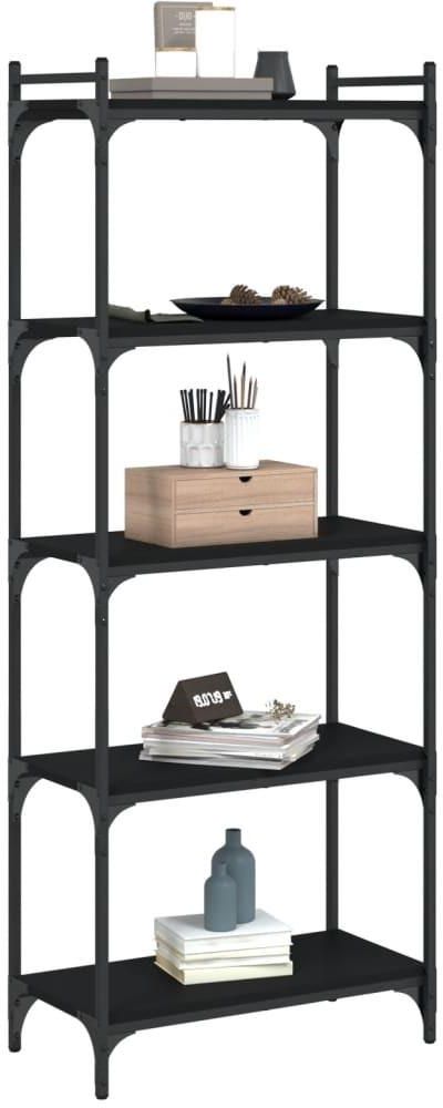 Dkd Home Decor Regał 5 Półek Czarny 60X30X154Cm Materiał Drewnopochodny ...