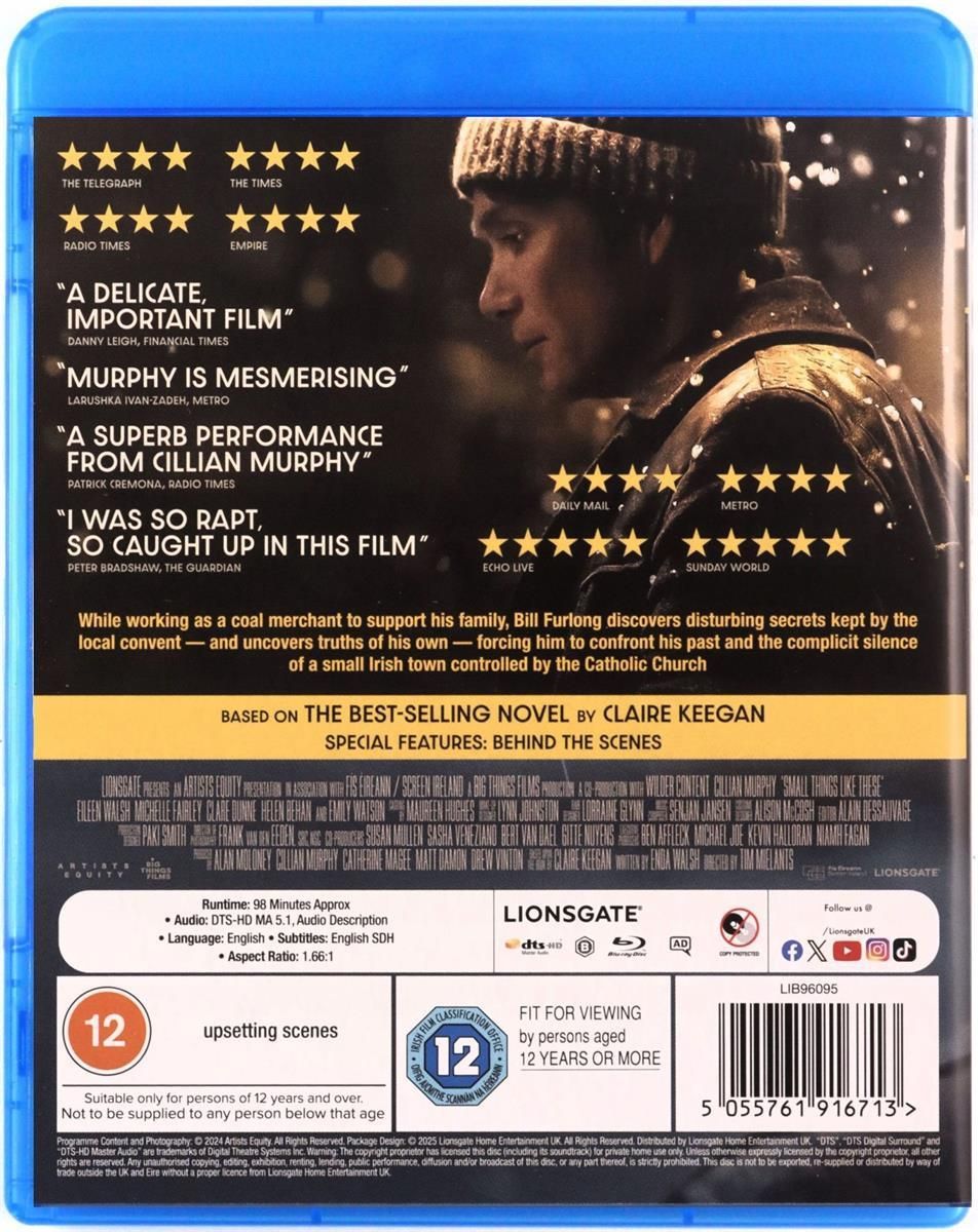 Film Blu-ray Small Things Like These (Drobiazgi takie jak te) (Blu-Ray ...