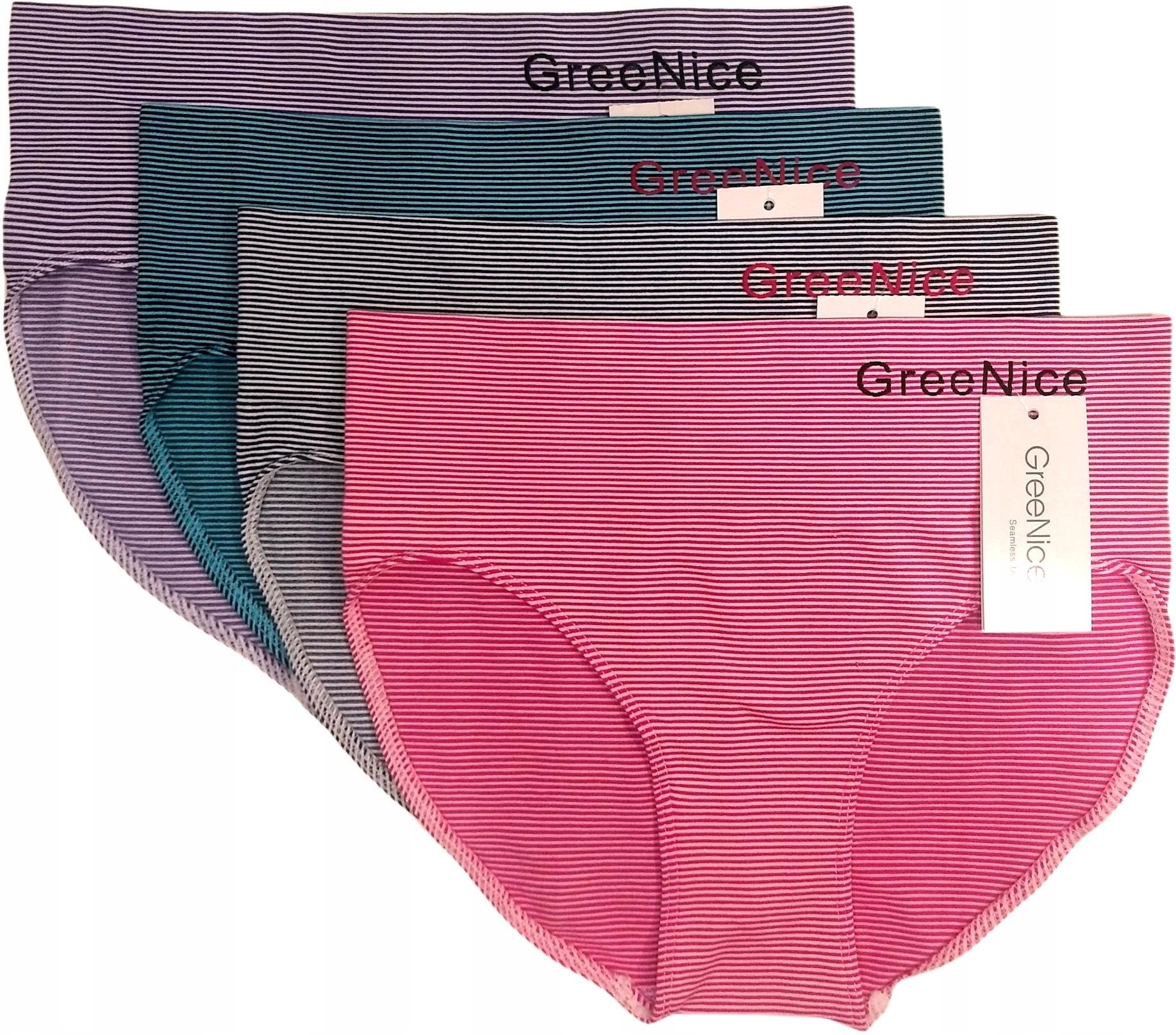 4x Majtki Bezszwowe Greenice mix Figi damskie L-XL - Ceny i opinie - Ceneo.pl