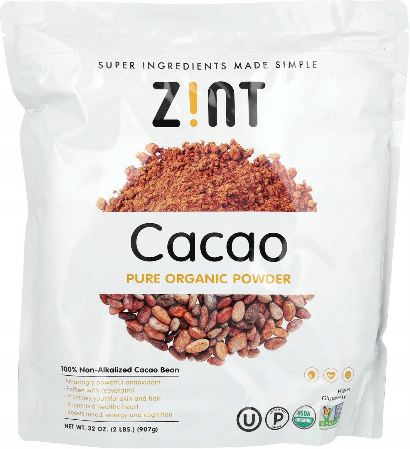 Zint Zint Pure Organic Powder Cacao 907g - Ceny i opinie - Ceneo.pl