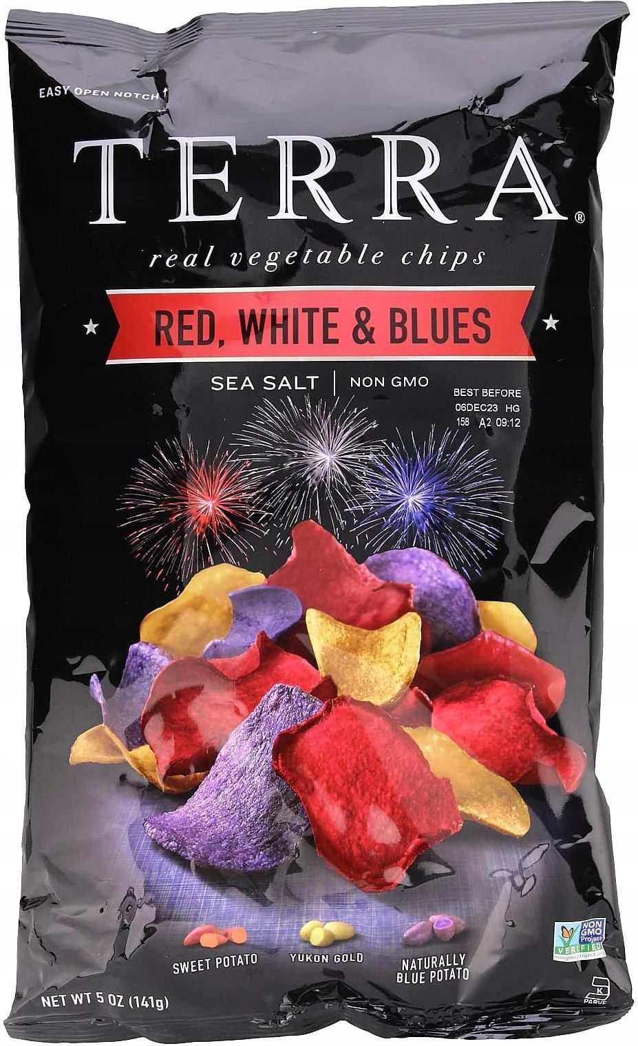 Terra Real Vegetable Chips Red White & Blues 141G - Ceny i opinie ...