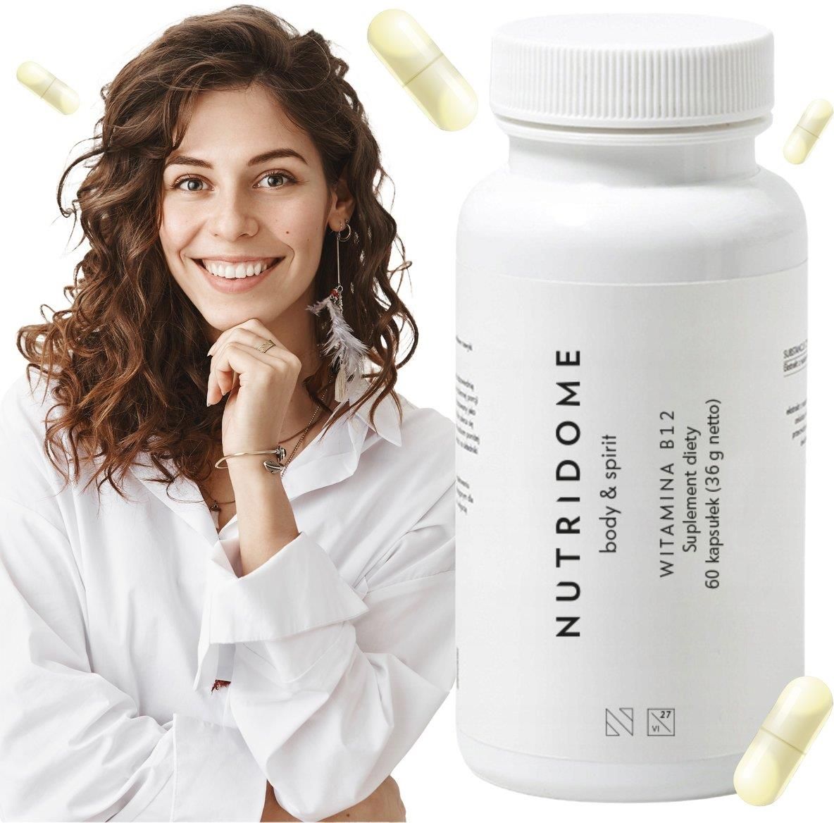 Nutridome Witamina B12 60kaps. - Opinie i ceny na Ceneo.pl