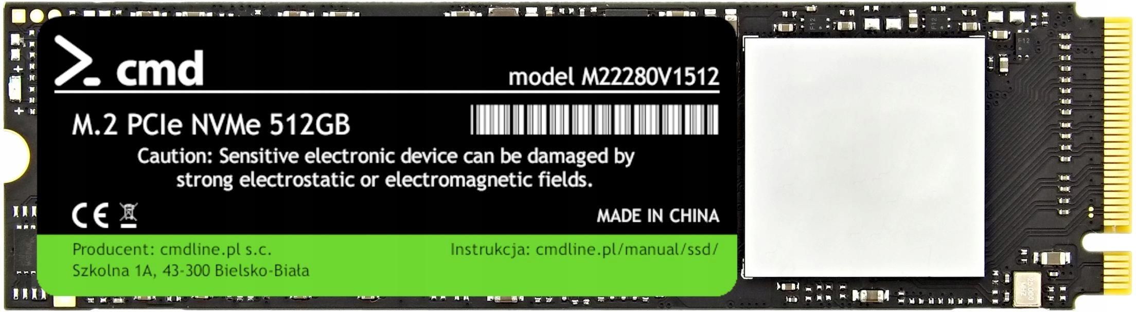 Podzespoły do laptopa Cmd Dysk Ssd 512GB Do Hp Omen 15-dc0009nw 15 ...