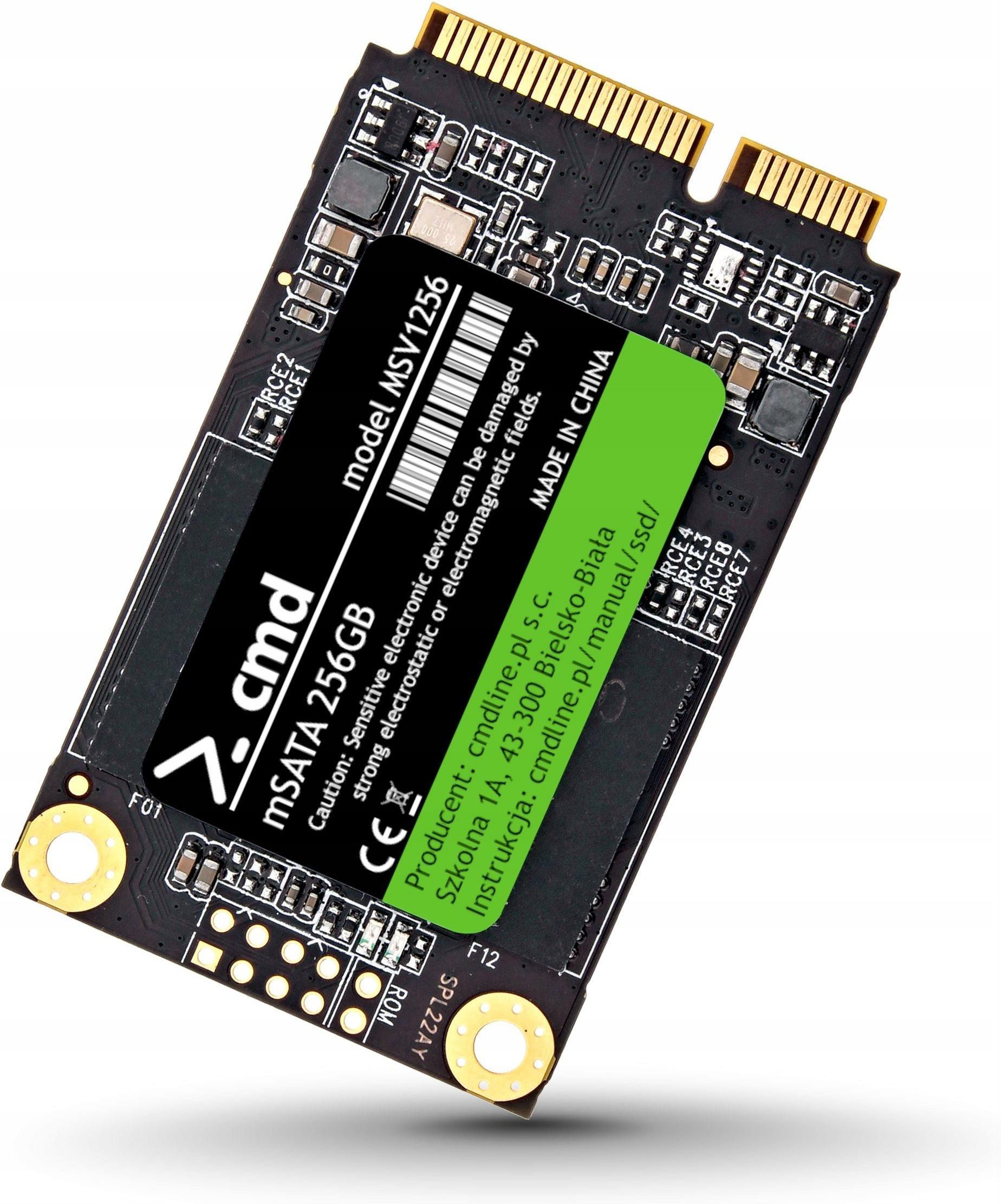 Podzespoły do laptopa Cmd Dysk Ssd 256GB mSATA Do Dell Precision M3800 ...