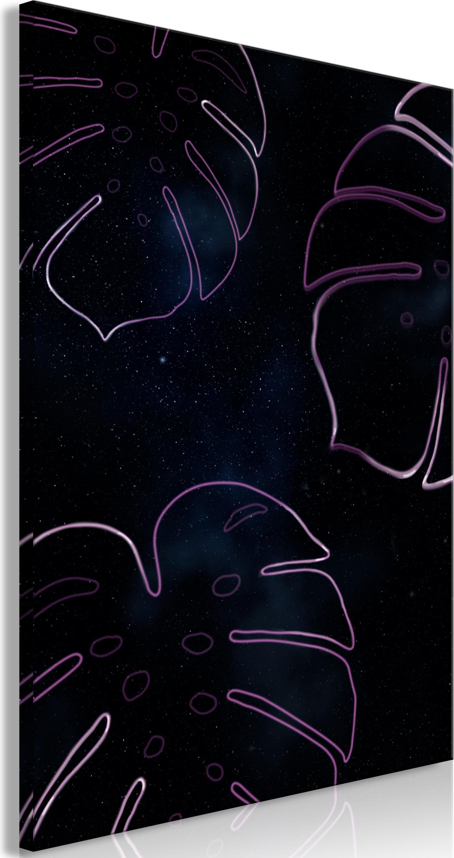 Wall-Dekor Włoski obraz na płótnie canvas - Galactic Monstera (1 część ...