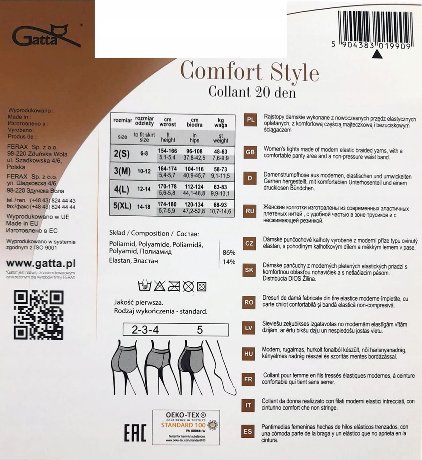 GATTA COMFORT STYLE Rajstopy 20 DEN 2-S / Moka - Ceny i opinie - Ceneo.pl