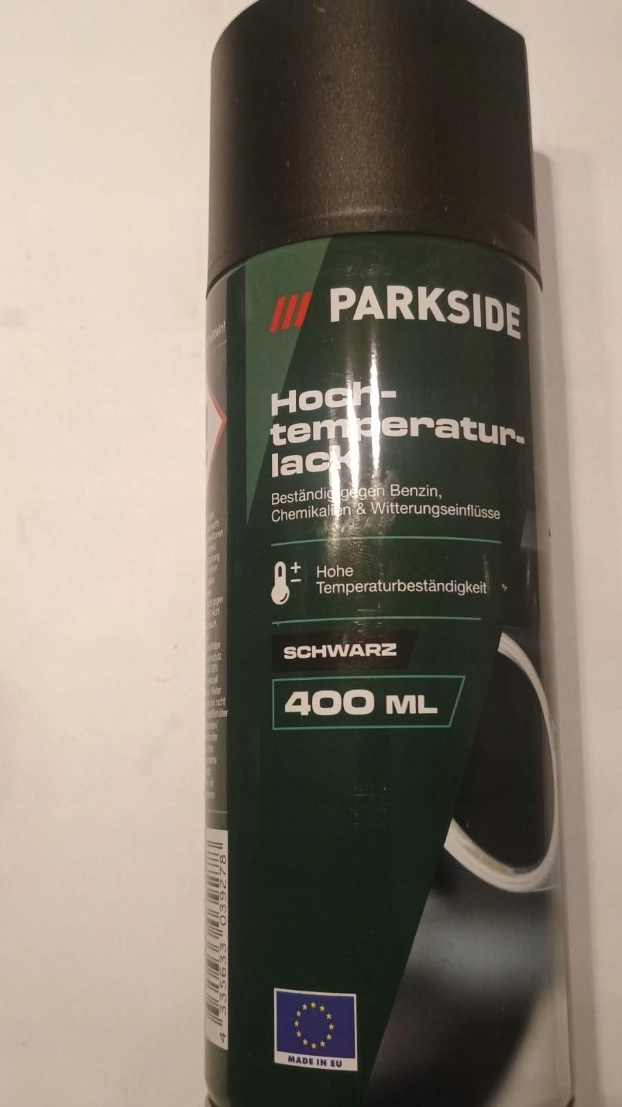 Farba Farba aerozol w sprayu wysokotemperaturowa 400 ml czarna Parkside ...