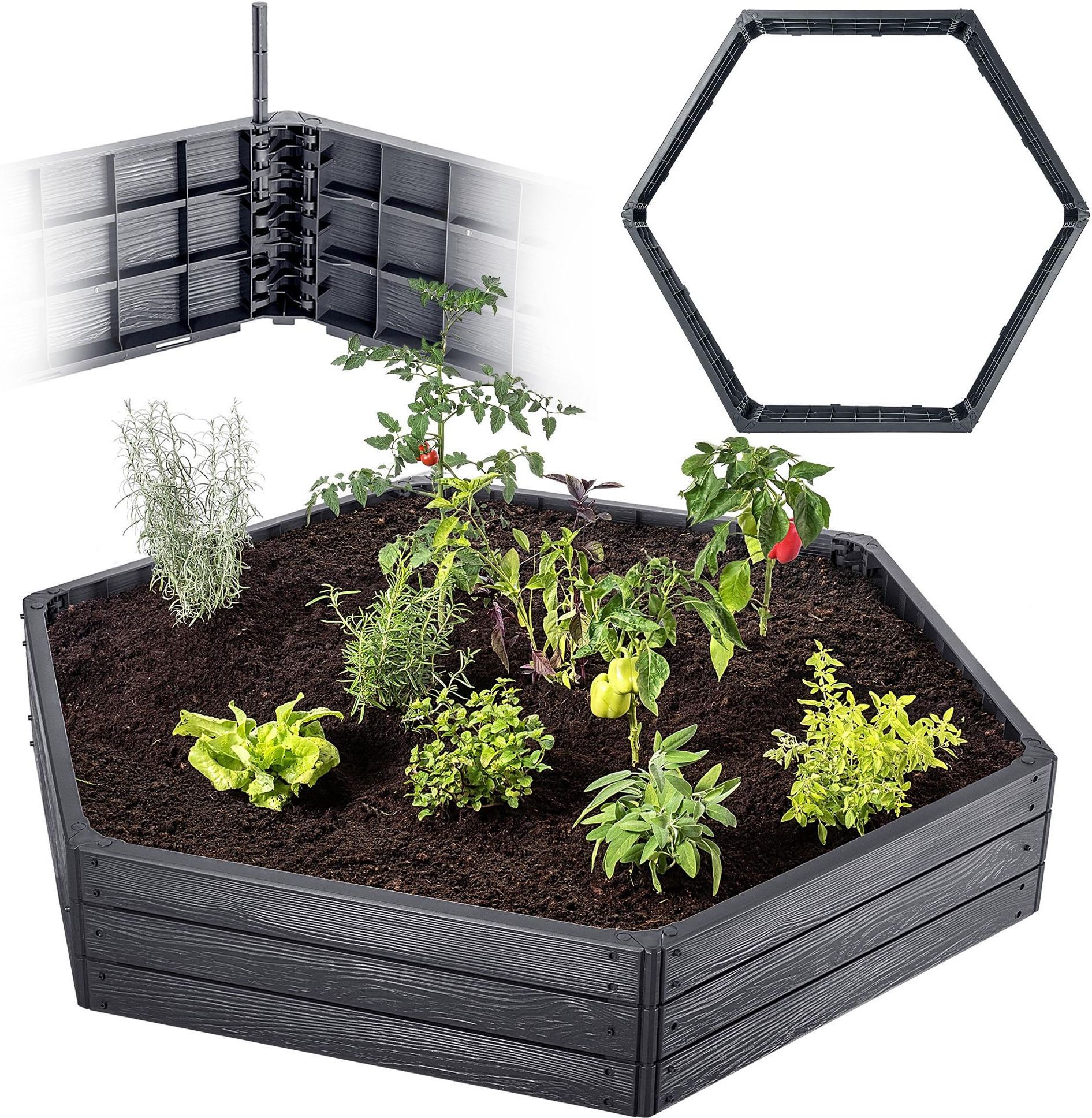 Obrzeże Ogrodowa Rabata Aizac Sześciokątna Antracyt 34170 - Ceny i ...