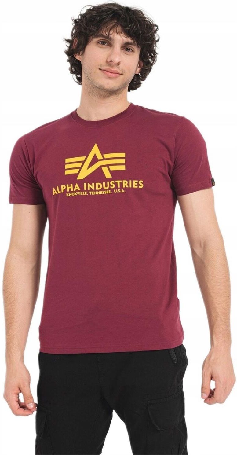 Koszulki Alpha Industries Basic 2 Pack 106524 642 Oliwkowa Bordowa XL ...