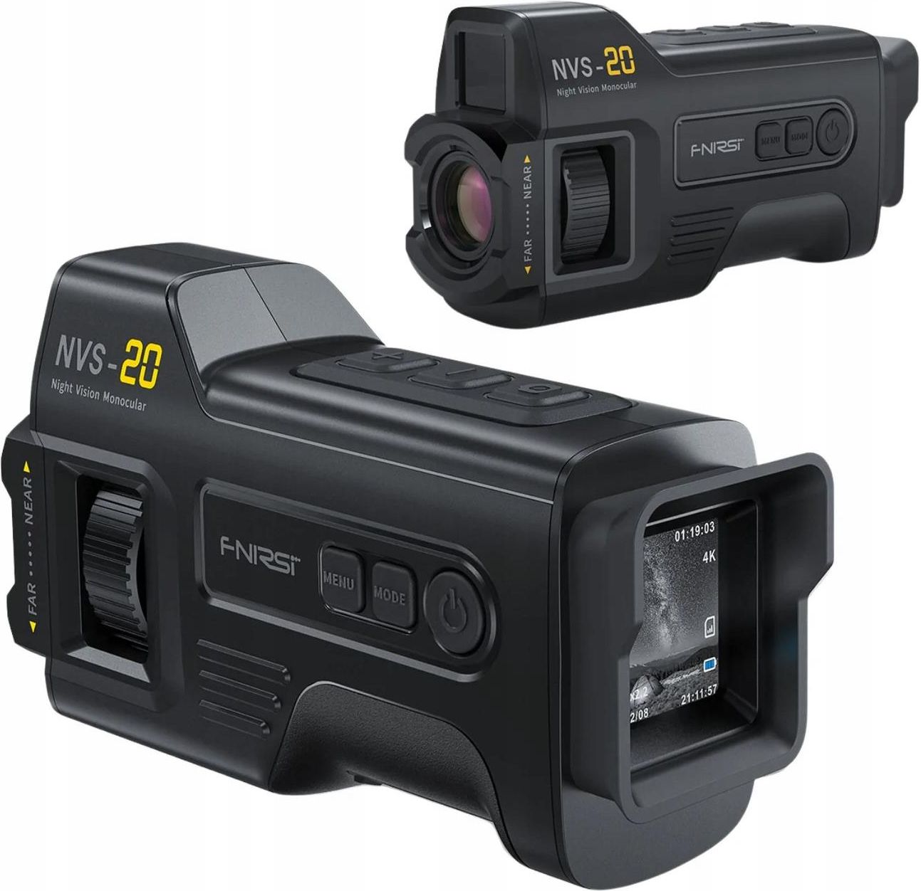 Noktowizor lornetka noktowizyjna kamera 4K Ir Fnirsi NVS-20 karta 32GB ...