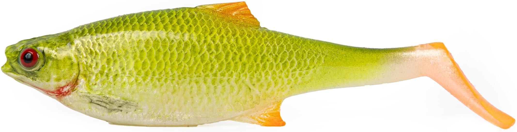 Guma Przynęta Alpha Real Fish Jaź 9cm Żółty Fluo Szczupaka Okonia ...