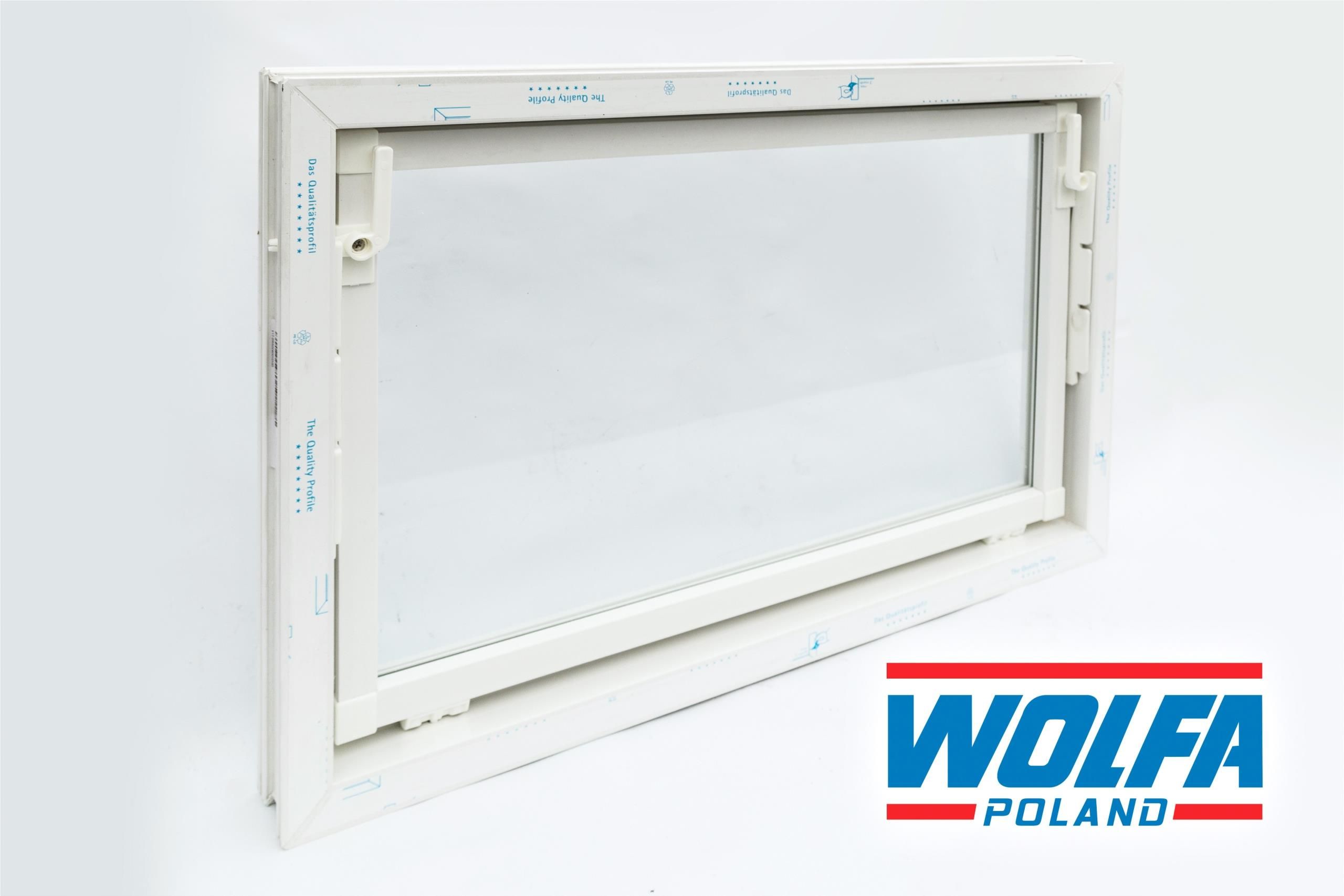 Wolfa Okno Veka Gospodarcze Piwniczne Garażowe Inwentarskie 70x60 Białe ...