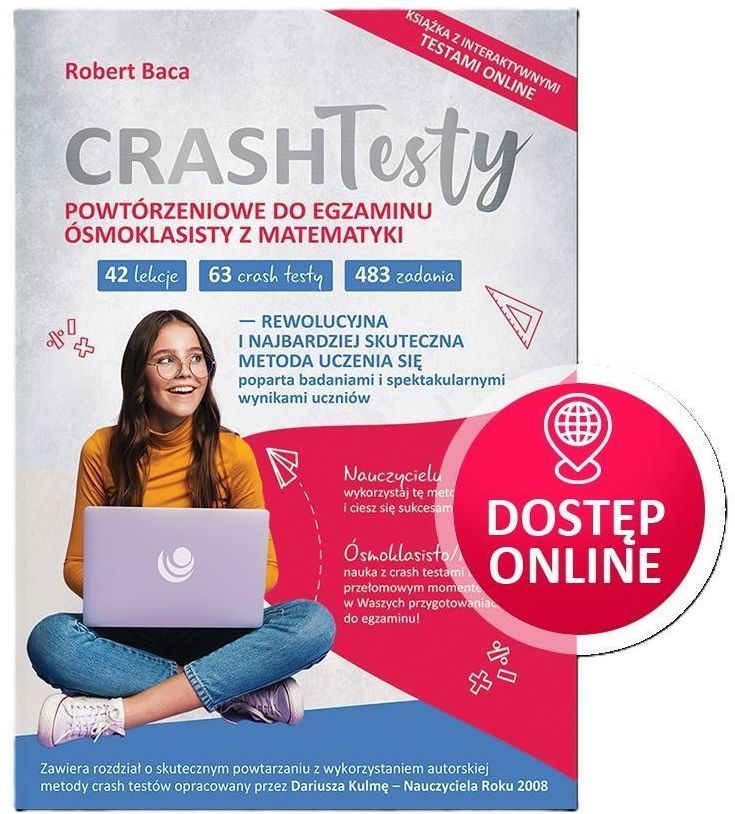 Książka Crash Testy powtórzeniowe matem. egz. 8 kl+online Barker ...