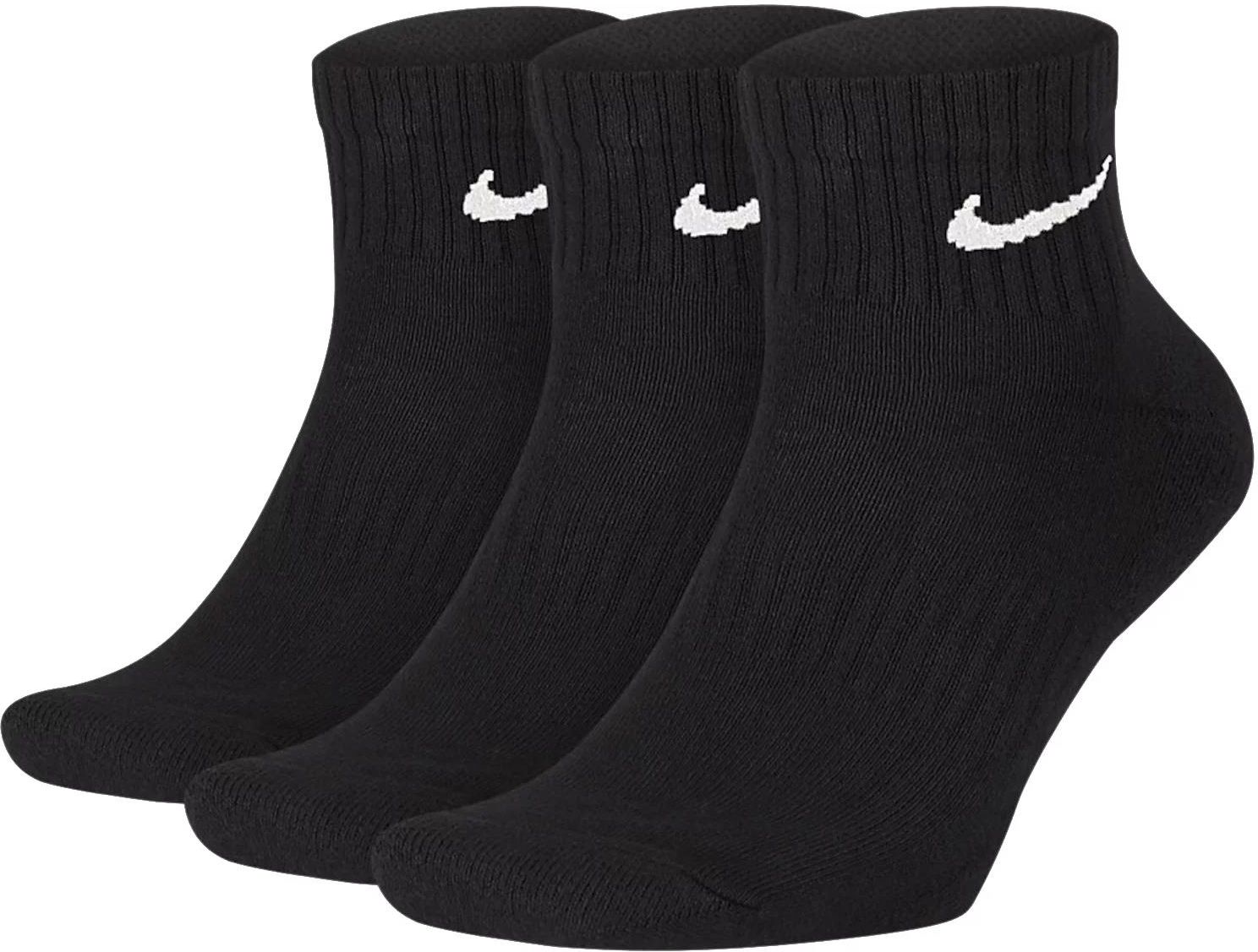 Nike Everyday Cush Ankle 3-Pack Socks SX7667-010 : Kolor - Czarne ...