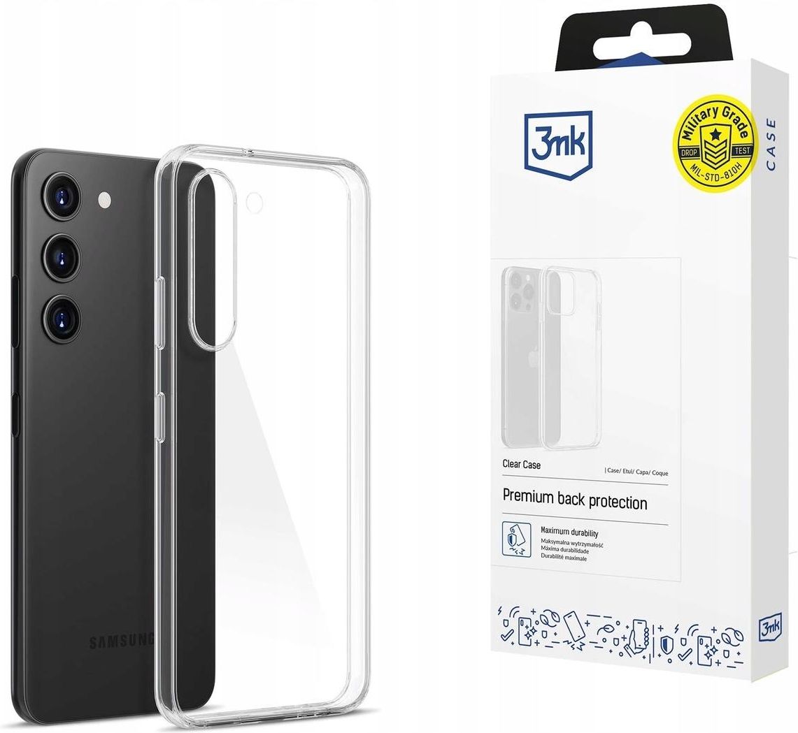 3Mk Clear Case Na Samsung Galaxy S23 5G Przezroczyste - Etui na telefon ...