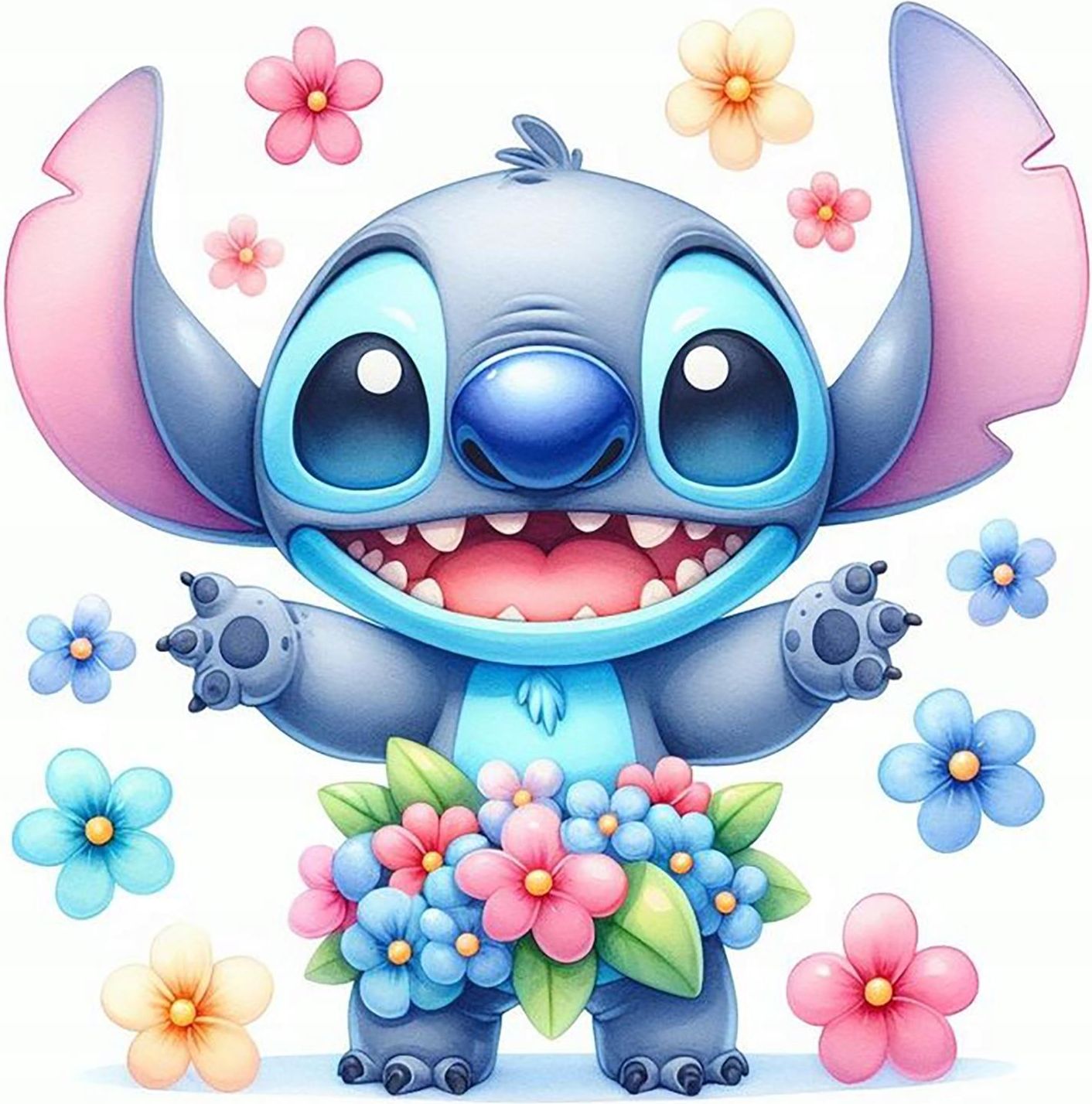 Wydruk Cukrowy Opłatek Na Tort Lilo I Stich Sticz Angela 12x12cm ...