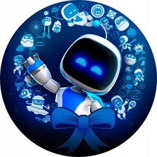 Opłatek na Tort Astro Bot Game Dekoracja Tortu Wydruk cukrowy Okrągły ...