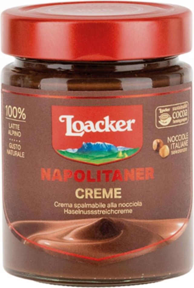 Loacker Napolitaner Creme 100% Włoski Krem Z Orechów Laskowych 290g ...