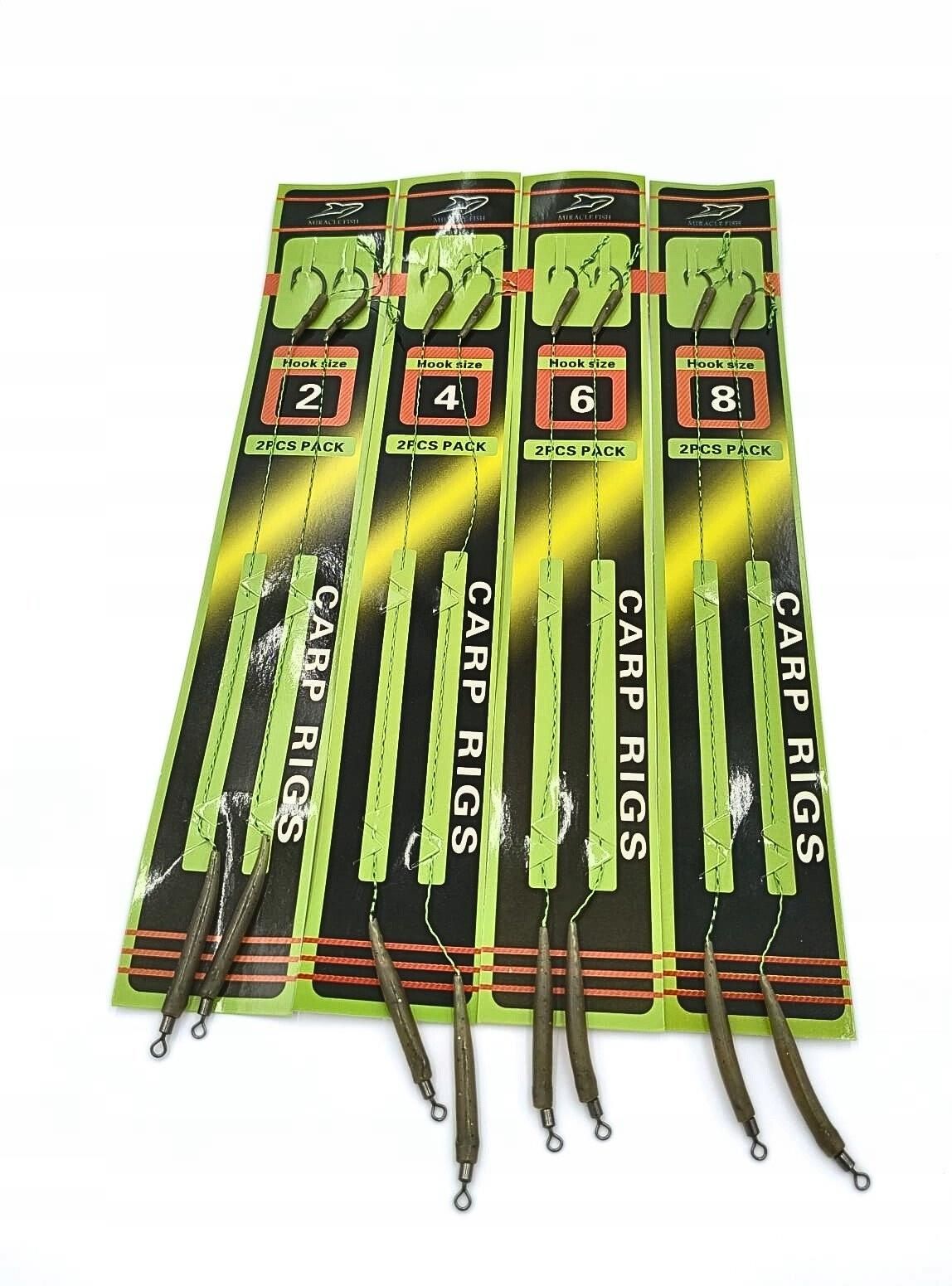 Gotowy Zestaw 8X Przypon Karpiowy Z Włosem Hak Nr 2 4 6 8 1779984680 - Ceny i opinie - Ceneo.pl