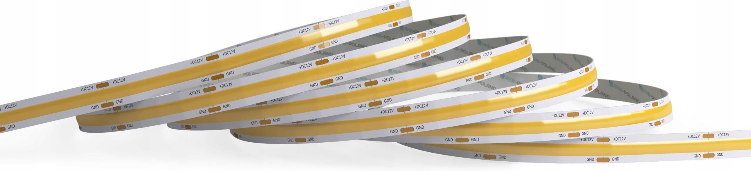 Cob Mocna Taśma Led Neon Biel Neutralna 1M 12V 10W - Opinie i ...