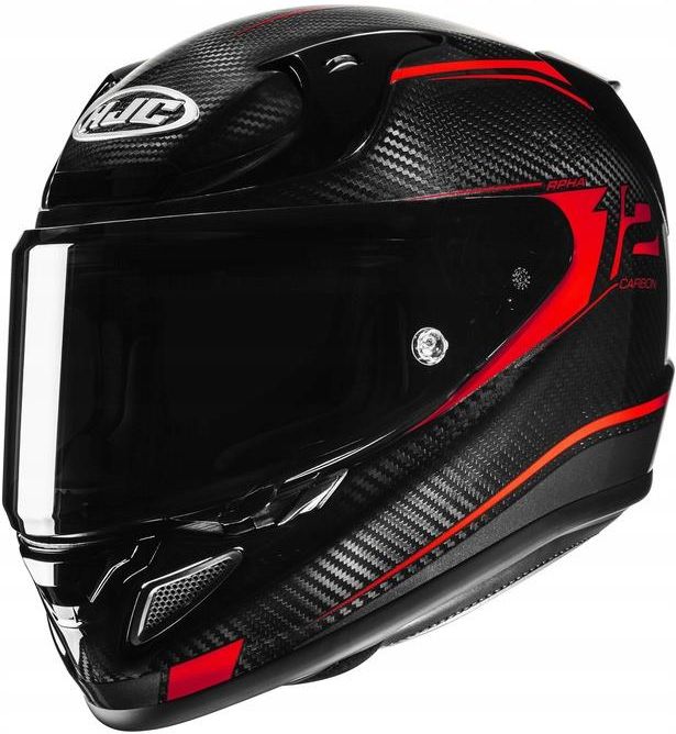 Kask motocyklowy Hjc Rpha12 Carbon Keres Czarny/Czerwony - Opinie i ...