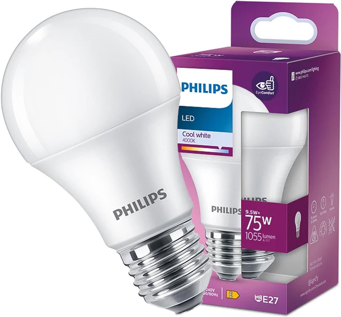 Philips Żarówka Led E27 A60 13W = 100W 1521Lm 4000K Neutralna Biała - Opinie i atrakcyjne ceny ...