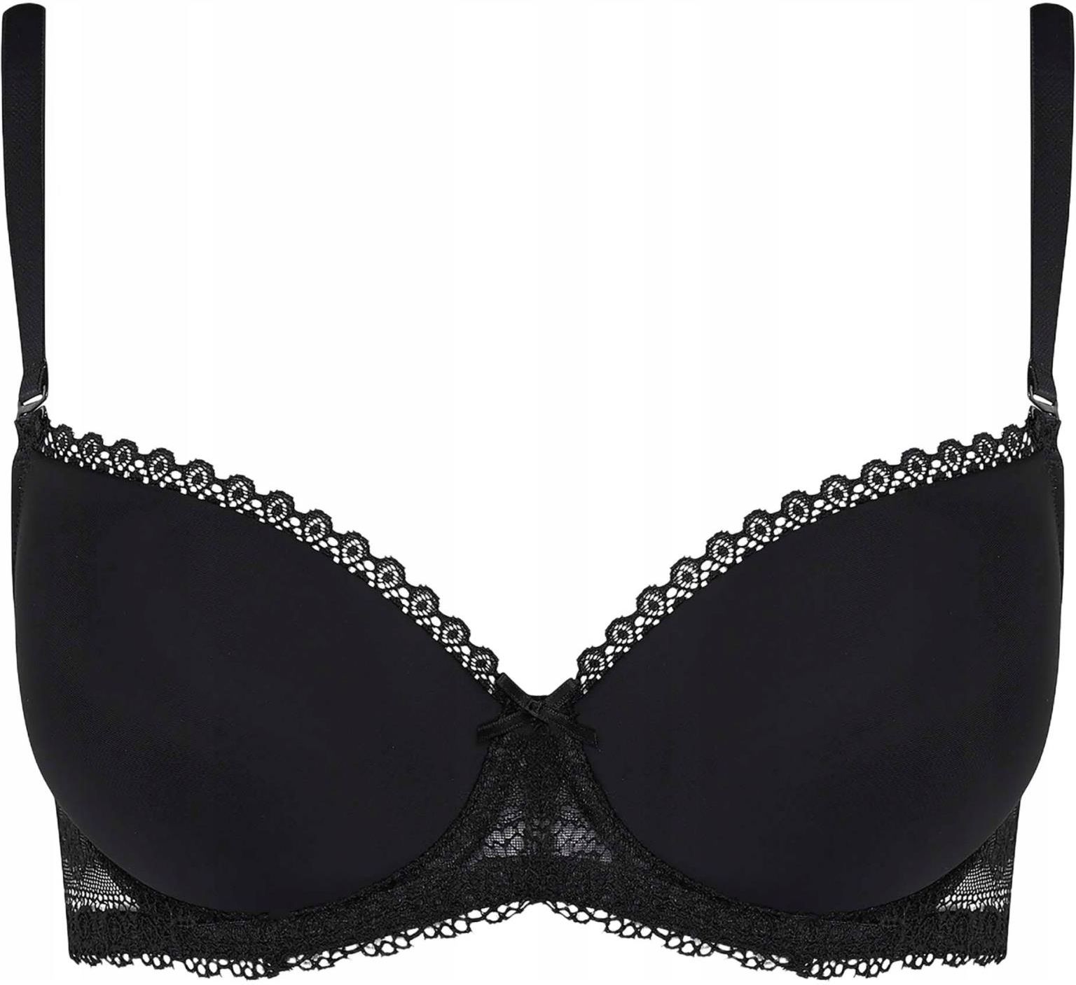 Biustonosz Push Up Kasidy Czarny Biustonosze Staniki Damskie Esotiq 85E ...