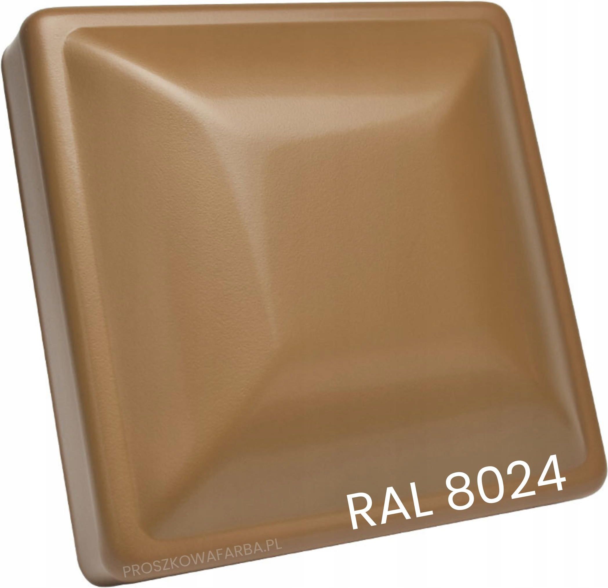 Farba Farba Proszkowa Ral 8024 Poliester Drobna Struktura (Brązowo ...