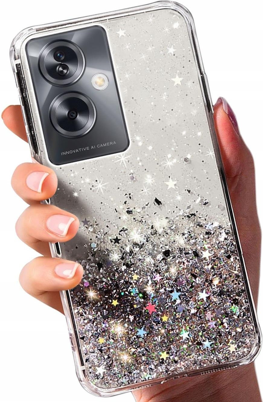 Mbm Etui Plecki Brokatowe Glitter Color Case Do Oppo A79 5G Szkło ...