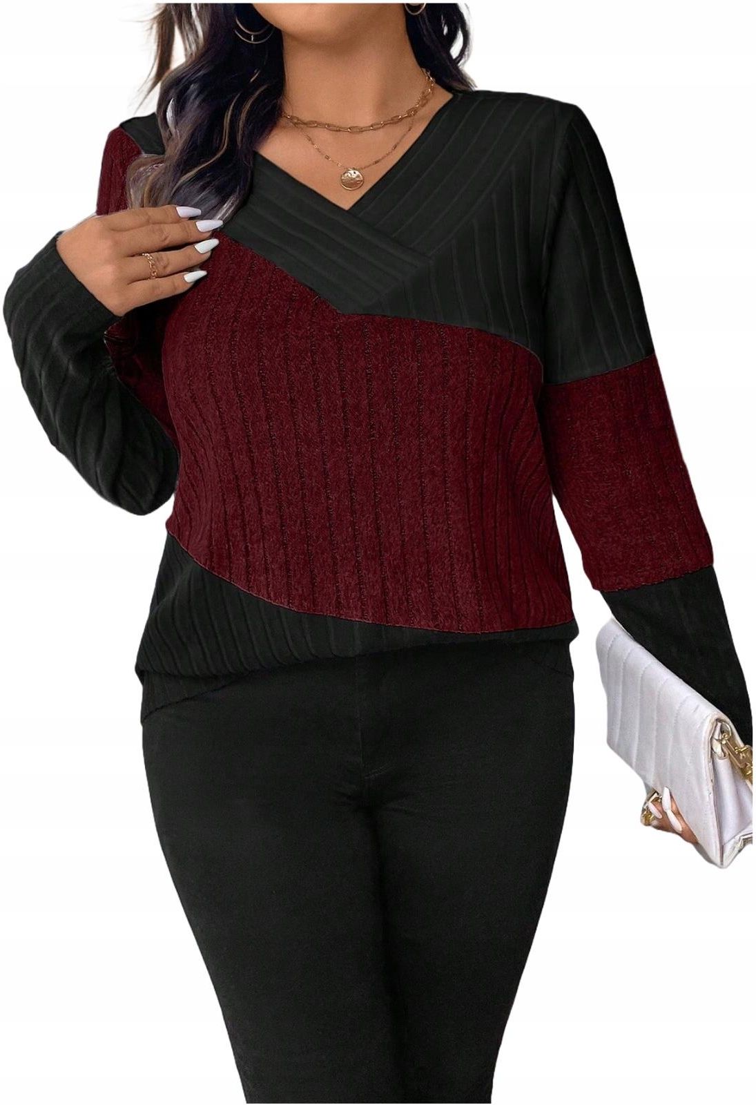 Sweter Damski Jesienno Zimowy Ciepły Duże Rozmiary - Ceny i opinie ...