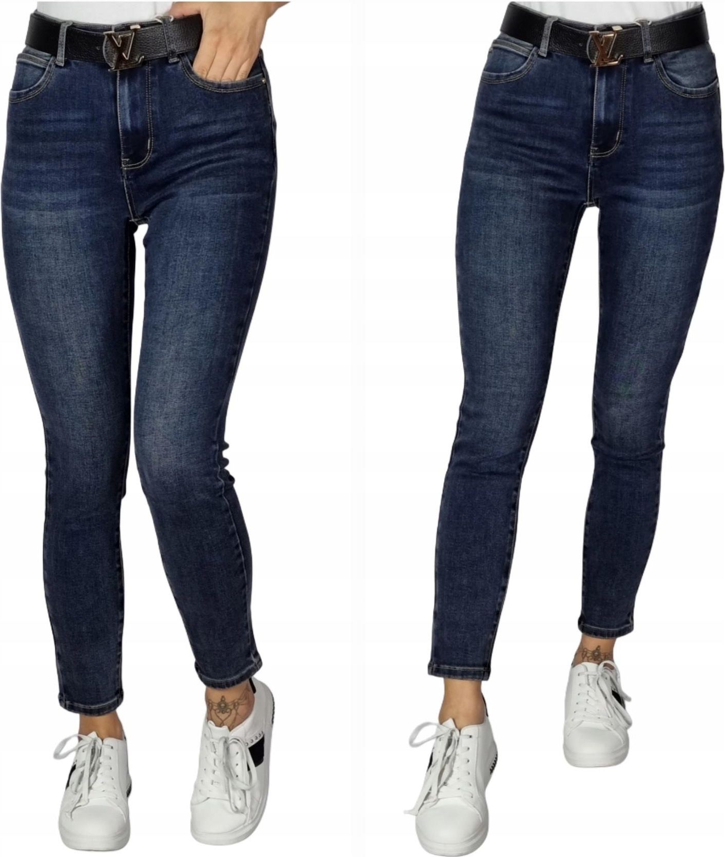 M.sara Spodnie Jeansowe Klasyczne Plus Size 34/2XL - Ceny i opinie - Ceneo.pl