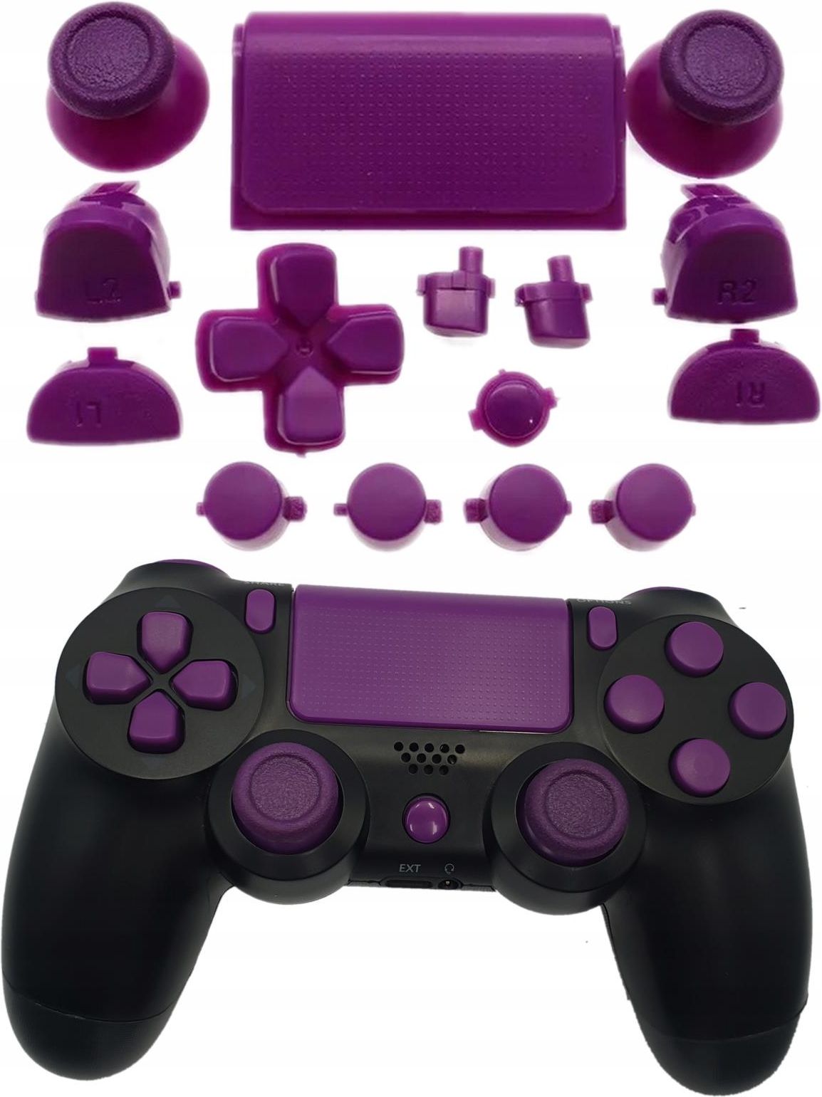 KBR Games Zestaw Przycisków + Grzybki I Zaślepka Do Pada PS4 Jds 040 ...