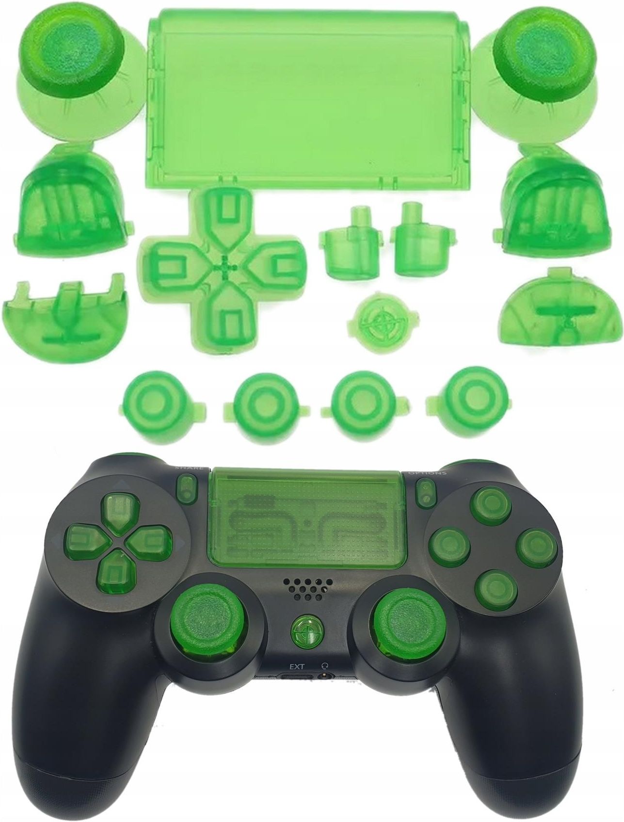 KBR Games Zestaw Przycisków + Grzybki I Zaślepka Do Pada PS4 Jds 040 ...