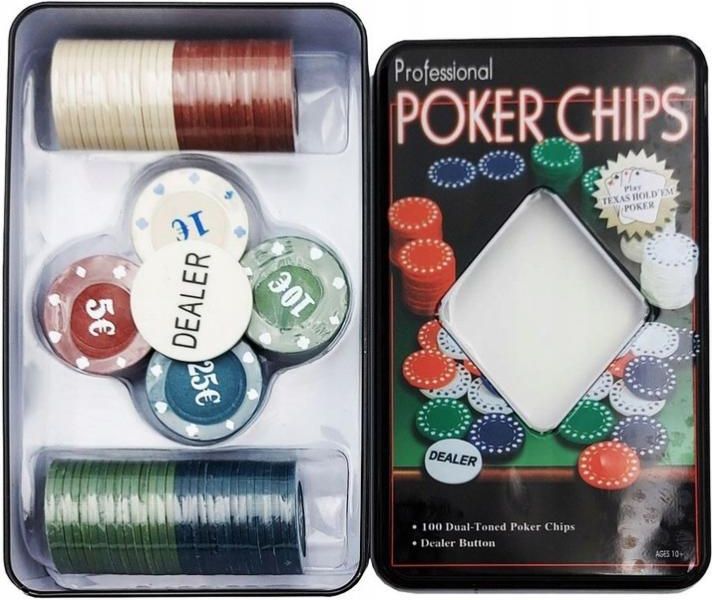 Poker Chips w metalowym opakowaniu TEXAS - Ceny i opinie - Ceneo.pl