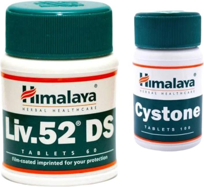 Himalaya Wsparcie Nerek I Wątroby Cystone 60szt. + Liv52 Ds 100szt ...