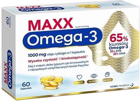 Noris Pharma Maxx Omega-3 60kaps. - Opinie i ceny na Ceneo.pl