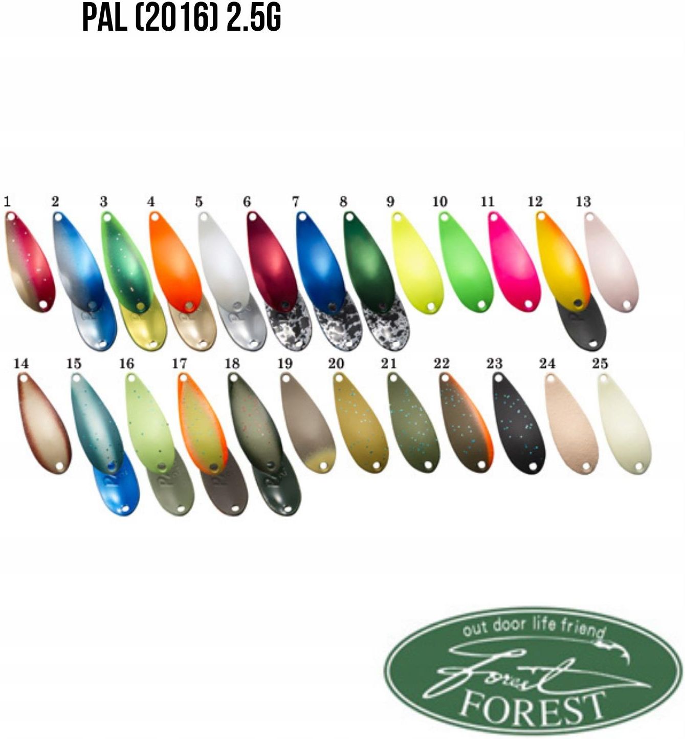 Błystka Forest Pal 2016 #10 (2.5 g) 1782429556 - Ceny i opinie - Ceneo.pl