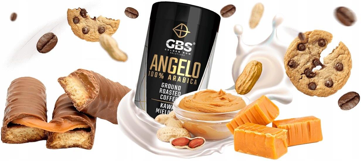 Kawa Gbs Golden Bow Solutions Angelo Mielona 150g Orzech - Ceny i ...