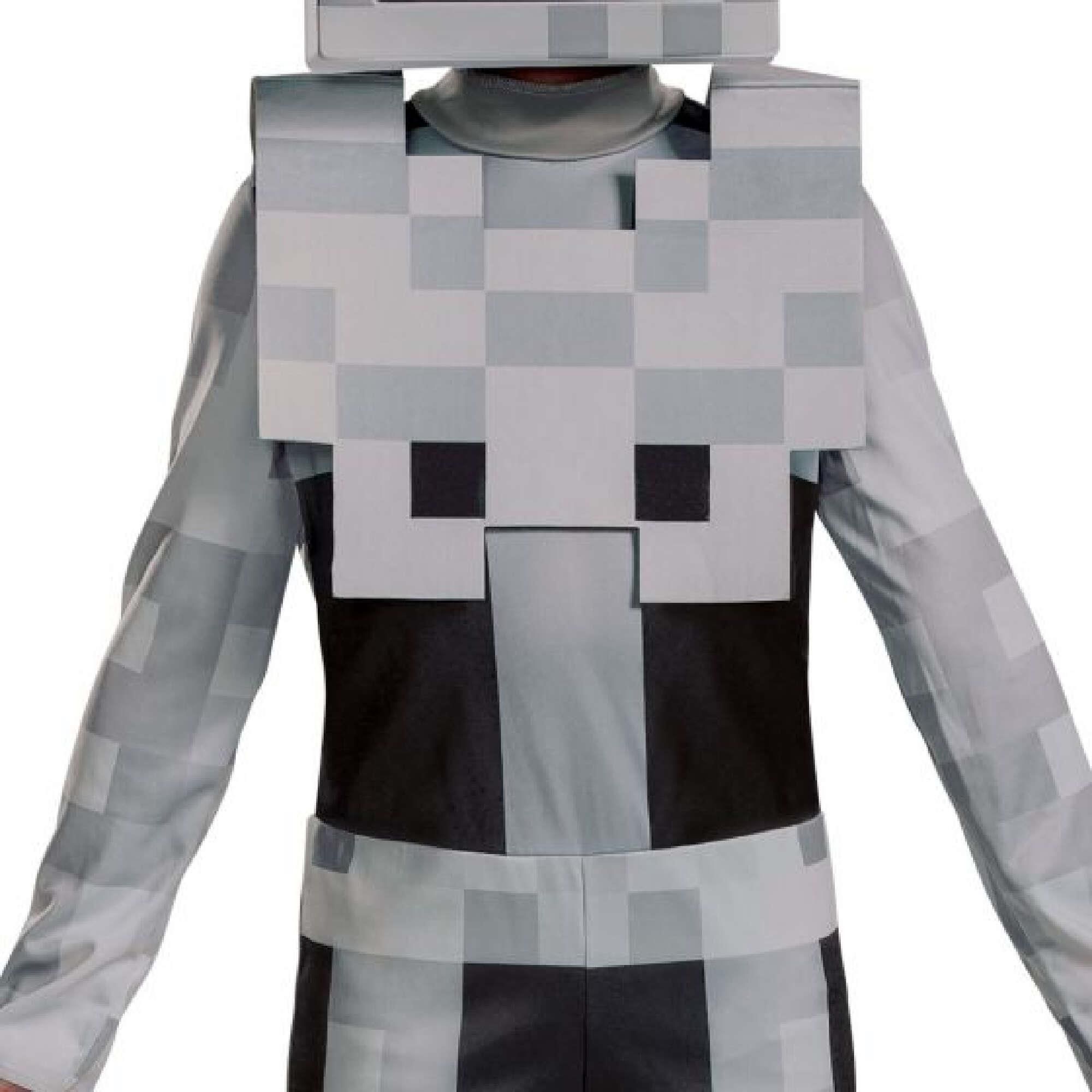 Disguise Minecraft Kostium Strój Karnawałowy Skeleton Przebranie Biały Szkielet 137-149 Cm 10-12 ...