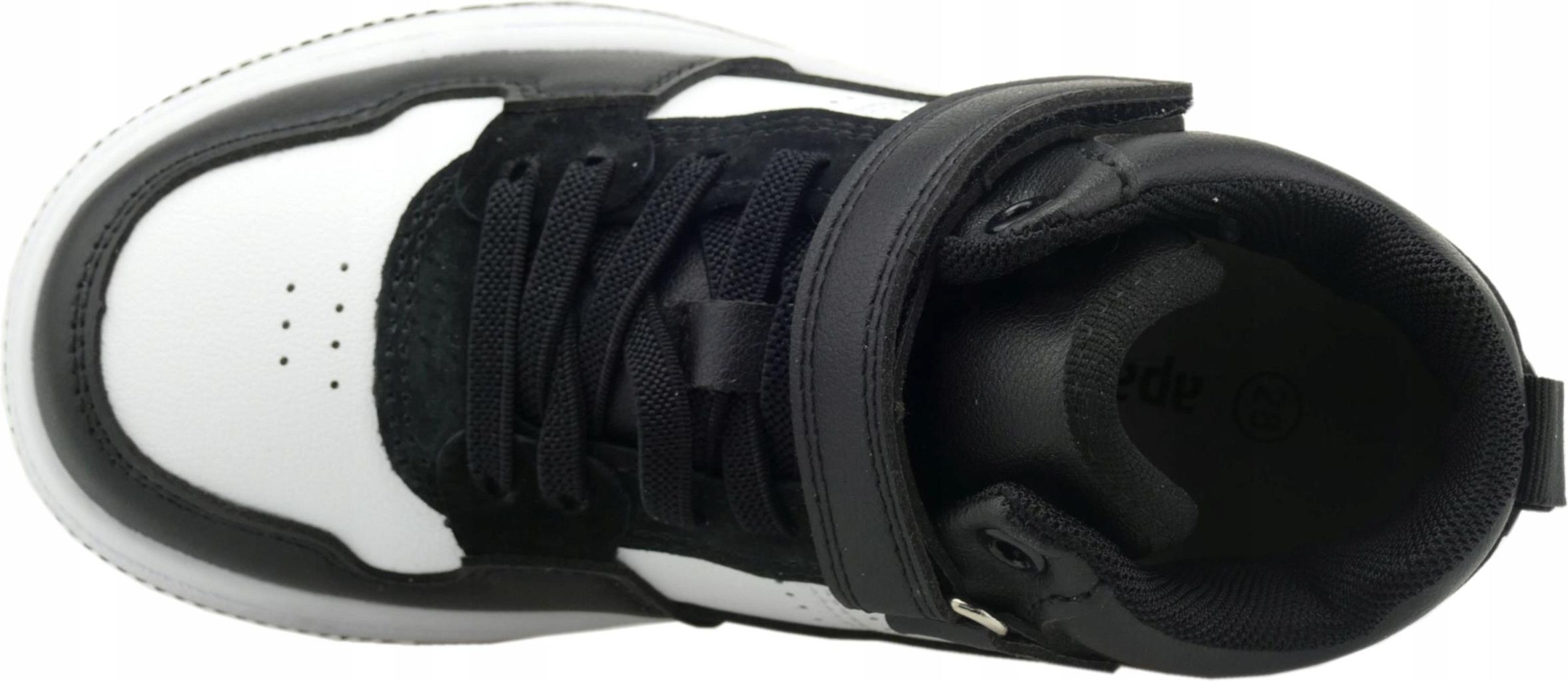 Adidasy Chłopięce Wysokie Buty Dziecięce Sportowe Wkł. Skóra Lekkie R ...